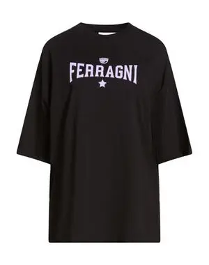 CHIARA FERRAGNI T-shirt Size Cotton - Black