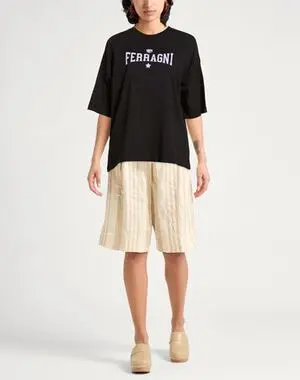 CHIARA FERRAGNI Cotton T-shirt With Logo Print
