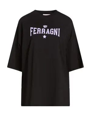 CHIARA FERRAGNI Cotton T-shirt With Logo Print