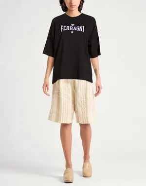 CHIARA FERRAGNI Cotton T-shirt With Logo Print