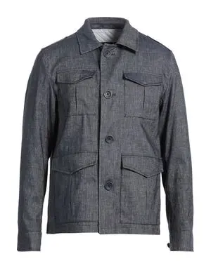 Herno Denim Outerwear Size Cotton, Linen, Elastane