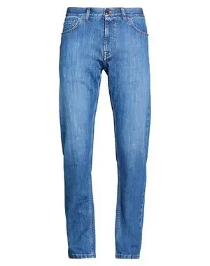 Isaia Jeans Size Cotton, Elastane - Blue