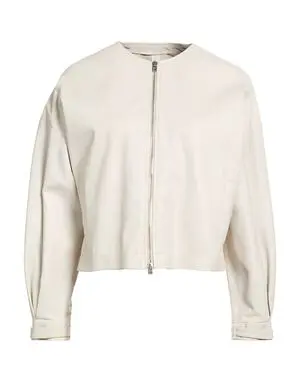 Herno Jacket Ivory Size Lambskin
