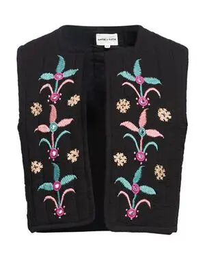 Antik Batik Vest Size Cotton - Black