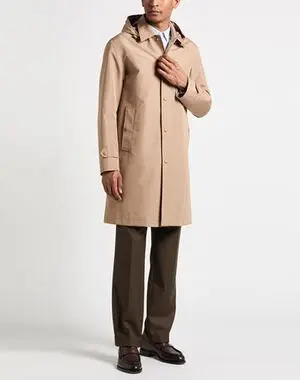 Burberry Overcoat & Trench Coat Camel Size Polyester