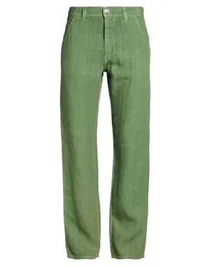 120% Lino Pants Size Linen - Green