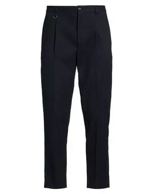PAOLO PECORA Pants Midnight Size Polyester, Viscose, Elastane - Blue