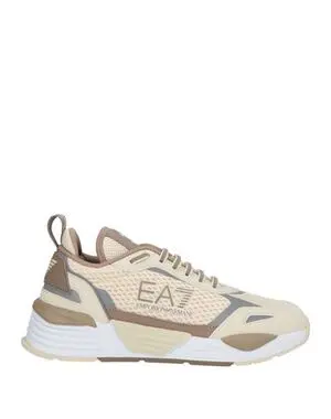 EA7 Low-top Sneakers In Textile Fibers - Ivory