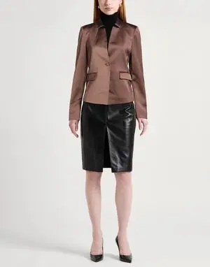 Patrizia Pepe Blazer Chocolate Size Polyester