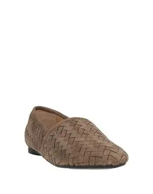 CastaÑer Ballet Flats Khaki Size Leather