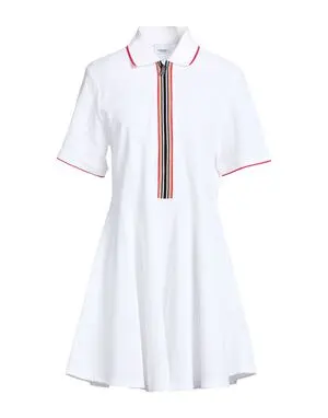 Burberry Polo Collar Cotton Mini Dress