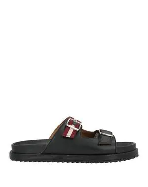 Bally Sandals Size Leather, Synthetic Material - Black