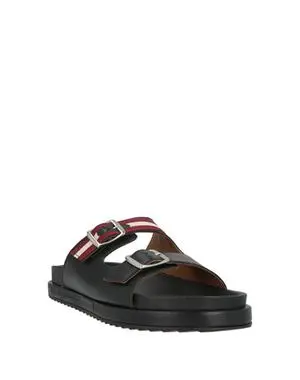 Bally Sandals Size Leather, Synthetic Material - Black