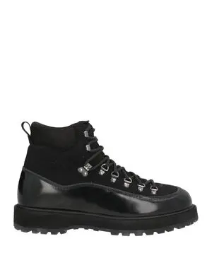 Diemme Roccia Vet Gala Leather And Textile Fibers Ankle Boots - Black