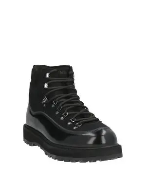 Diemme Roccia Vet Gala Leather And Textile Fibers Ankle Boots - Black