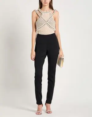 Elisabetta Franchi Bodysuit Ivory Size Polyamide, Elastane