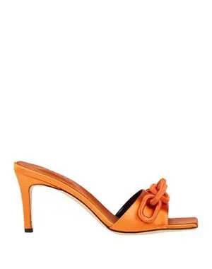 SERENA UZIYEL Sandals Size Textile Fibers - Mandarin
