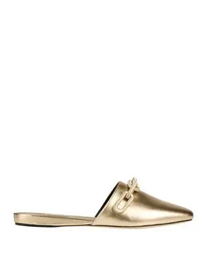 SERENA UZIYEL Mules & Clogs Size Leather - Gold