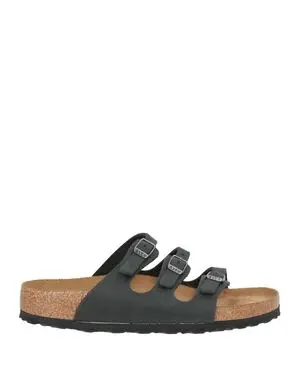BIRKENSTOCK Leather Sandals With Buckle Fastening