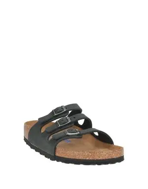 BIRKENSTOCK Leather Sandals With Buckle Fastening