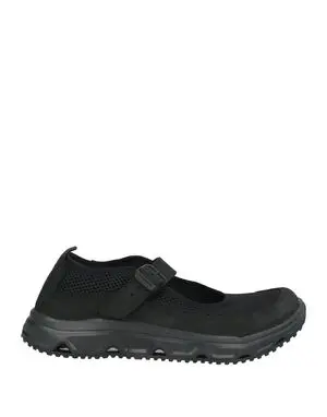 SALOMON Leather And Textile Fiber Ballet Flats - Black