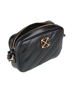 OFF-WHITE™ Calfskin Quilted Camera Bag With Gold Tone Logo