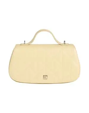 Calvin Klein Quilted Flap Handbag With Chain Strap - Yellow