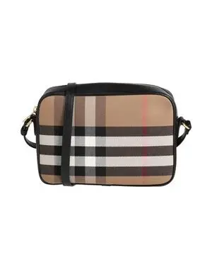 Burberry Cross-body Bag Cotton, Calfskin - Black
