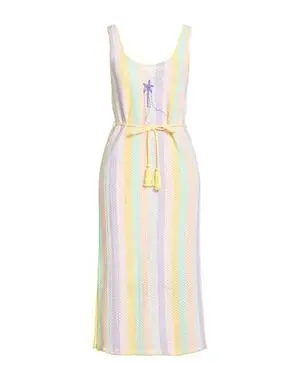 ARIZONA LOVE Midi Dress Pastel Size Cotton - Yellow