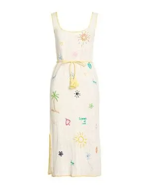 ARIZONA LOVE Midi Dress Size Cotton - Cream