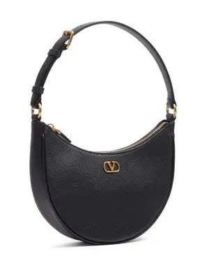 Valentino Garavani Vlogo Signature Mini Hobo Bag - Black