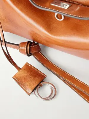 Balenciaga Rodeo Small Leather Shoulder Bag - Brown