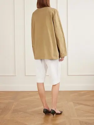 THE ROW Baeza Cotton Jacket - Neutrals
