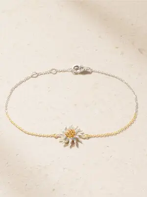 Yvonne Léon Soleil Sun Motif Bracelet - Gold