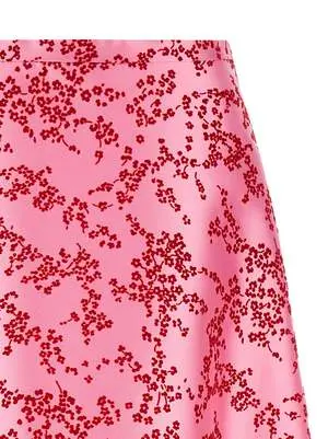 Alberta Ferretti Mikado Floreale' Skirt