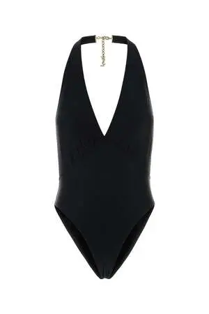 Saint Laurent Stretch Nylon Swimsuit - Black