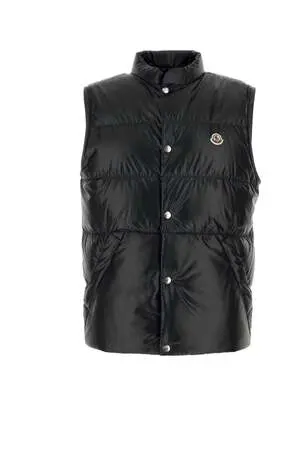 Moncler Polyester Restigo Down Jacket - Black