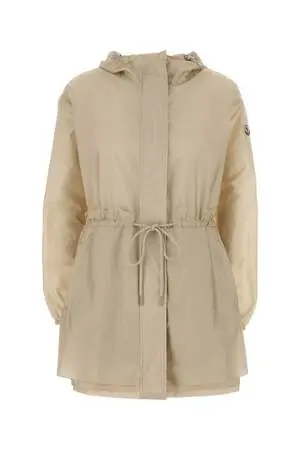 Moncler Sand Nylon Weteau Jacket - Brown