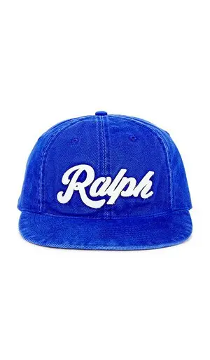Polo Ralph Lauren Embroidered Logo Baseball Cap - Blue