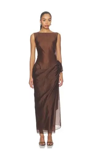 CAMILA COELHO Maxi Dress - Brown