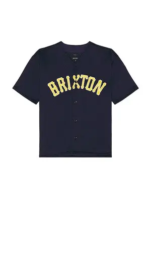 Brixton Mesh Short Sleeve Baseball Jersey