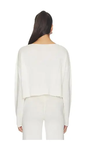 Eterne Cropped Boatneck Top