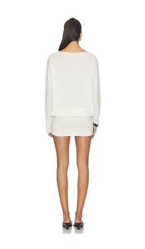Eterne Boatneck Mini Dress