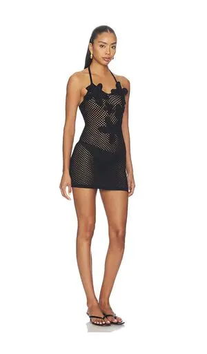 MORE TO COME Afton Crochet Mini Dress