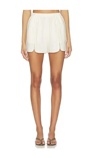 HEVRON Clover Shorts - Ivory