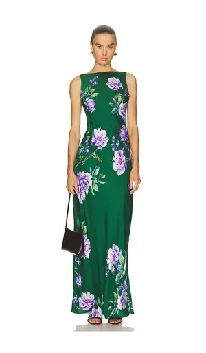 Hemant & Nandita Maxi Dress - Green