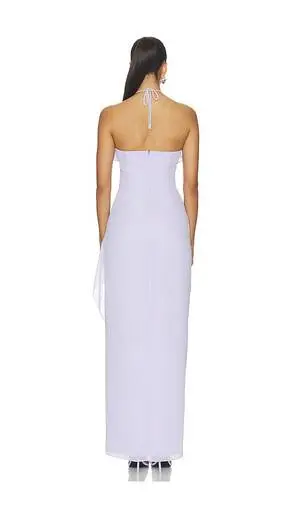 Amanda Uprichard Alessandra Maxi Dress In Purple