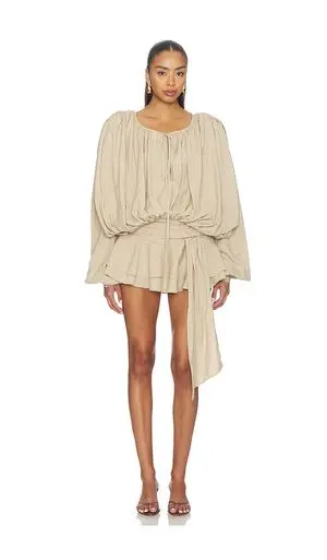 Lioness Elements Mini Dress - Beige