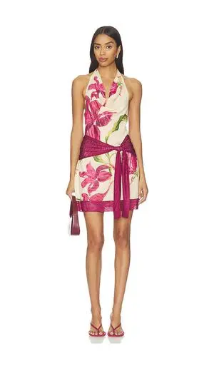 SOVERE / Azalea Mini Dress In ,red - Cream