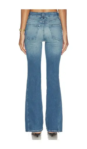 Good American Soft Tech Good Petite Bootcut Jeans In Blue